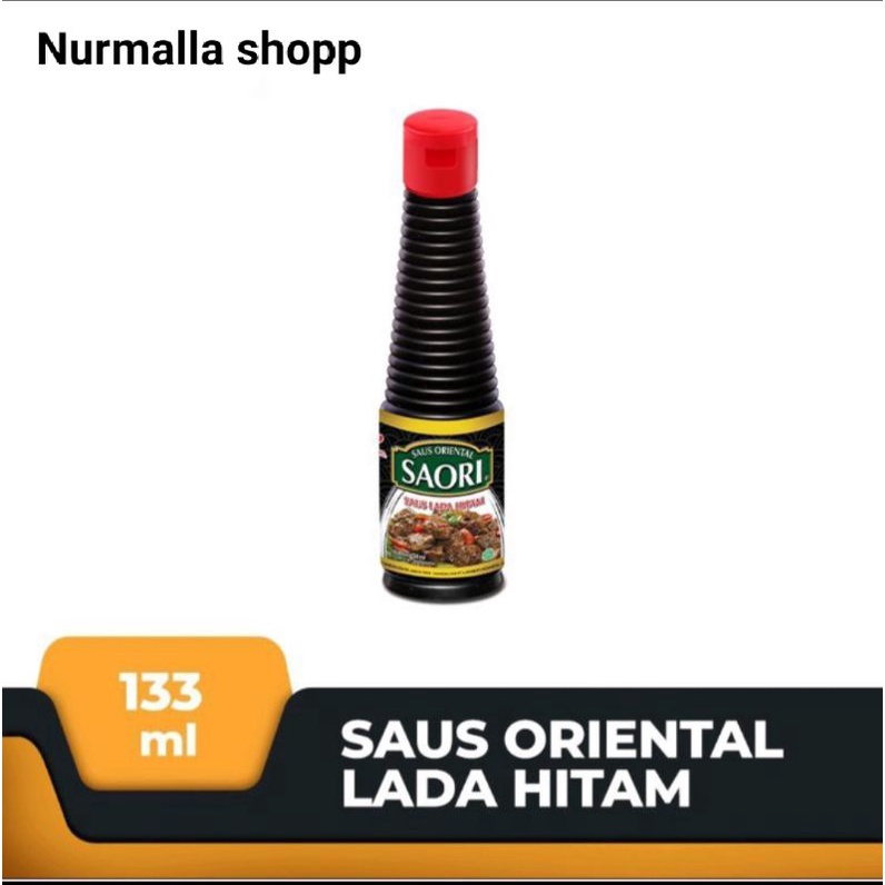Jual SAORI SAUS LADA HITAM BOTOL 133ML | Shopee Indonesia