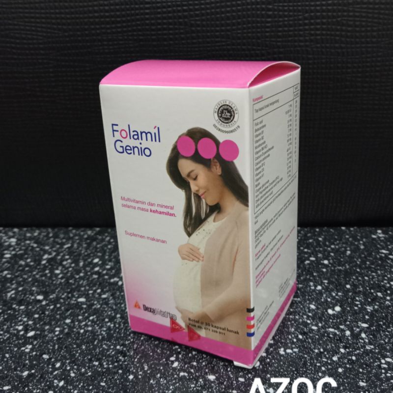 Jual FOLAMIL GENIO Multivitamin ibu hamil Dexa Suplement | Shopee Indonesia