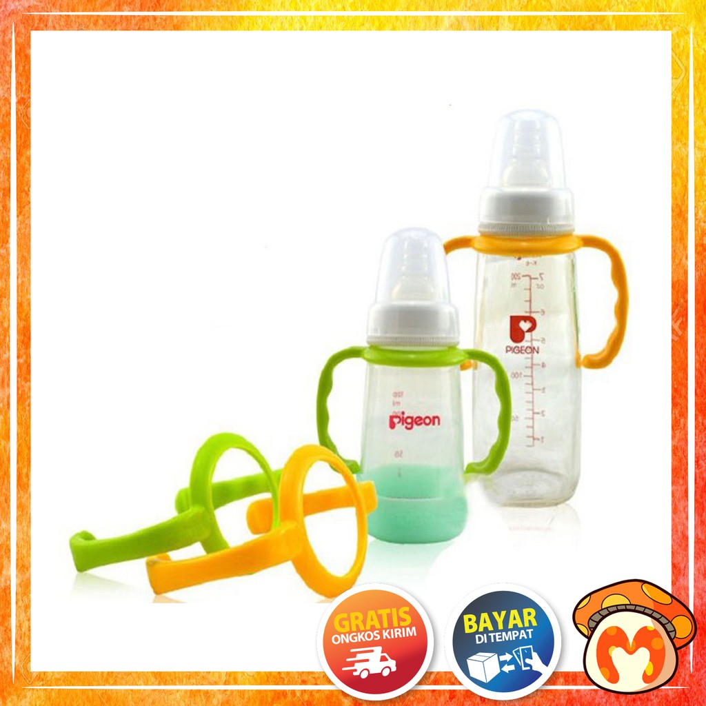Jual FYG OSM HANDLE MILK BOTTLE PIGEON / GAGANG BOTOL SUSU / NON SLIP ...