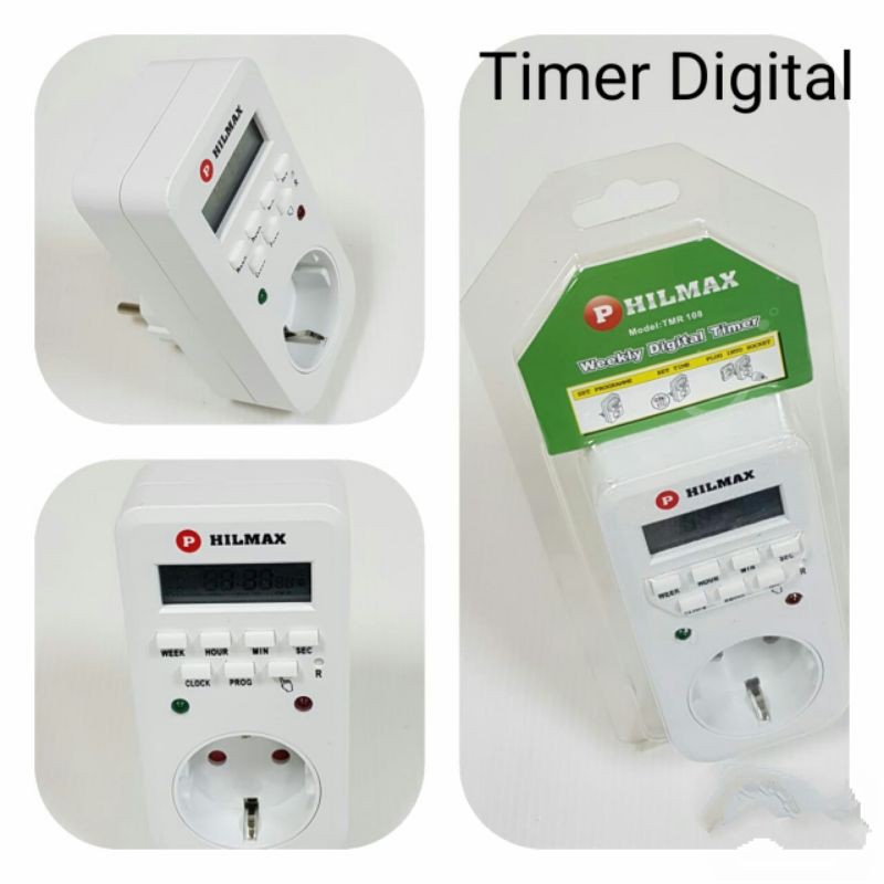 Jual timer digital stop kontak 24 jam | Shopee Indonesia