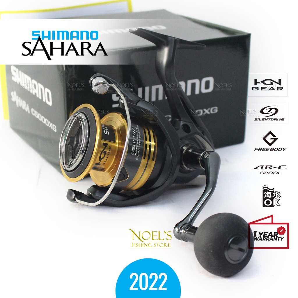 Jual Reel Shimano SAHARA [2022] Power Handle 500 UL 1000 2500 3000 4000 ...