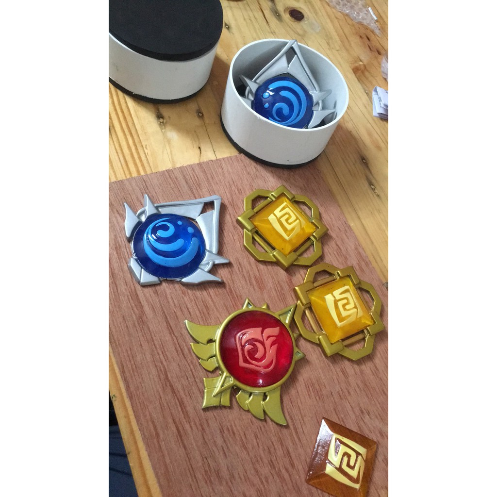 Jual SCARLETDEPT || Genshin Impact Vision Cosplay Props Acc Full Resin ...