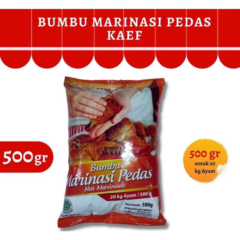 Jual Bumbu Marinasi ayam HOT Kaef,HALAL BPOM MD, lezat, mudah, higienis ...