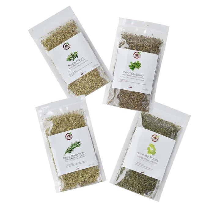 Jual Essential Herb Pack / Paket ( Oregano , Thyme , Parsley , Rosemary ...