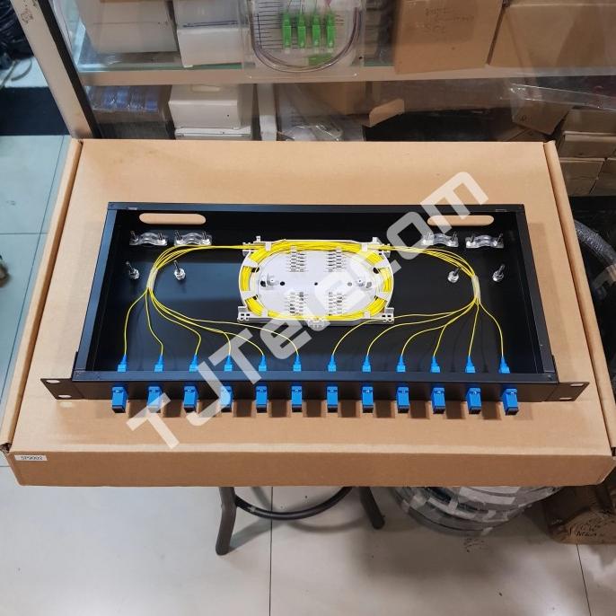 Jual Otb 12 Core / Odf Ftth Rackmount 12 Core Sc ( Hitam ) | Shopee ...
