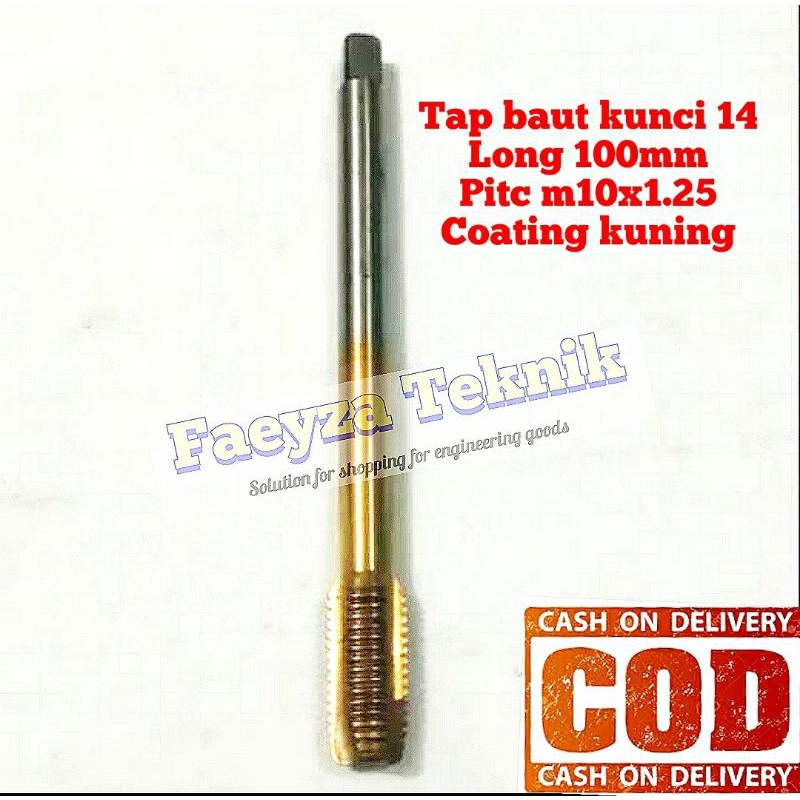 Jual Tap hand tap tap baut kunci 14 tap long m10x1.25 bukan osg yamawa | Shopee Indonesia