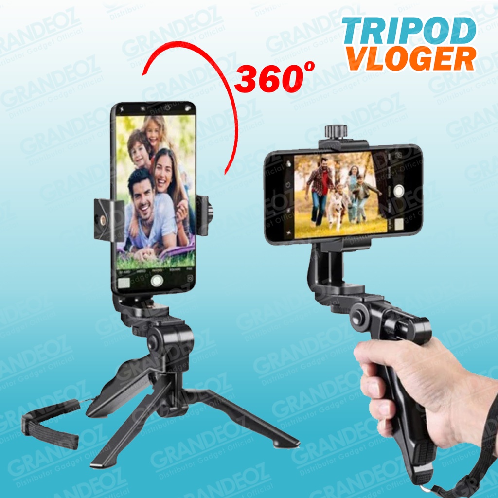 Jual Tripod 360 Foldable Switchpod + Holder Handphone Vloging Vlog Live ...