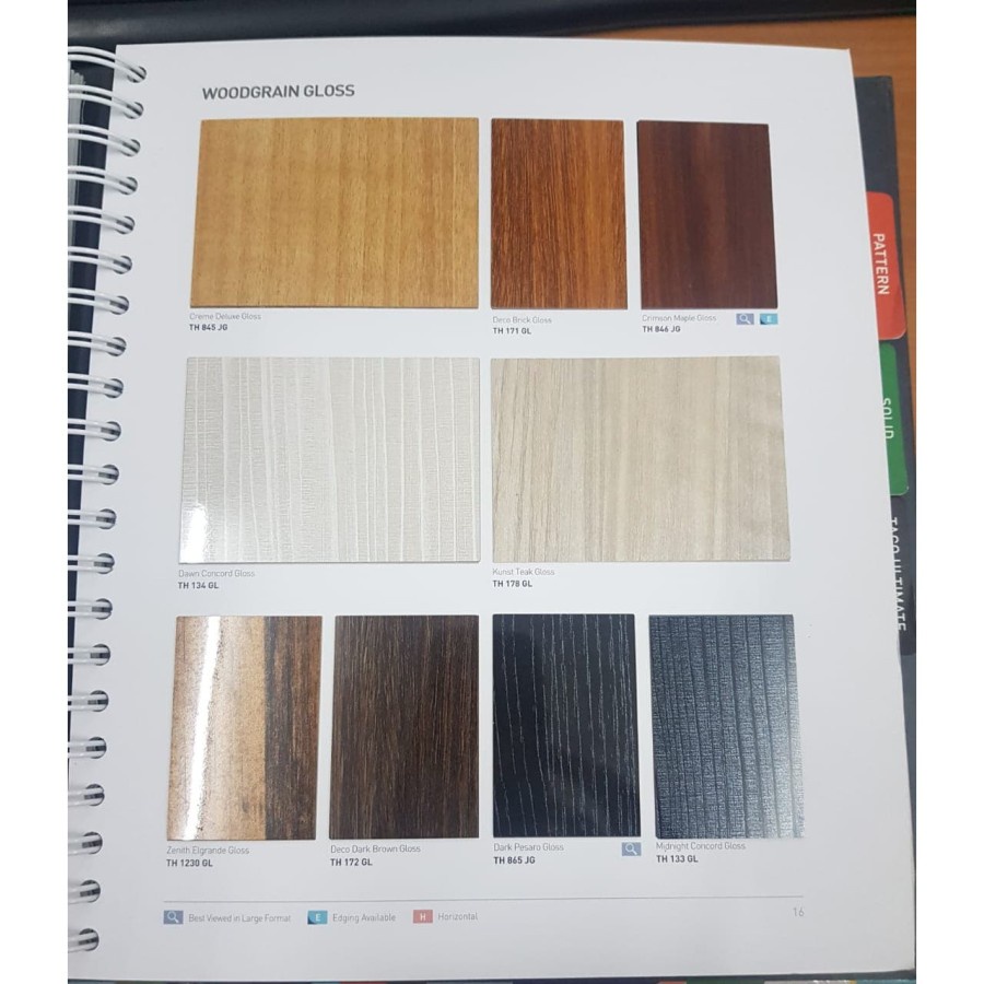 Jual Taco HPL motif Serat Kayu Woodgrain Finishing Glossy Kilap Tipe JG ...