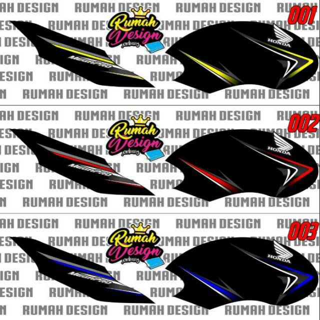 Jual Decal Striping Megapro Primus Simple Custom | Shopee Indonesia