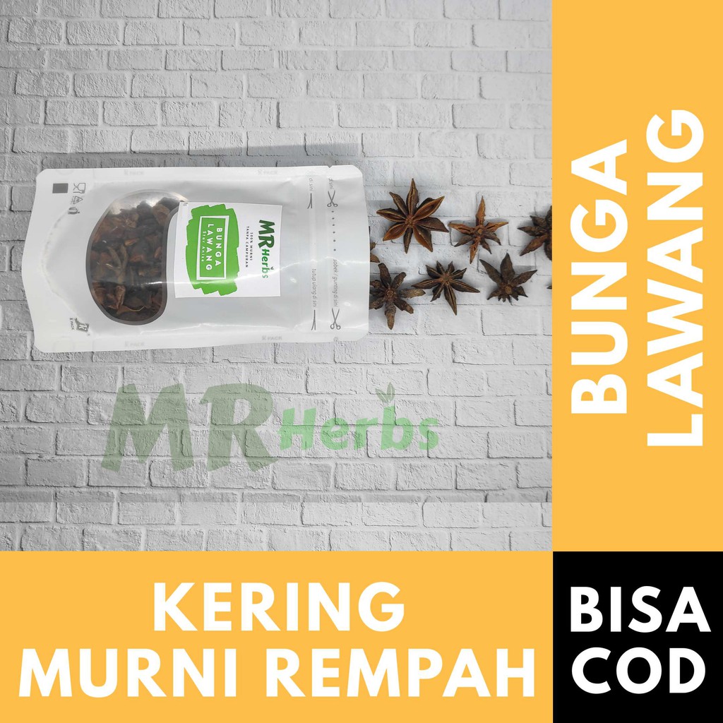 Jual Bunga Lawang / Bunga Lawang Kering / Asli Star Anise / Pekak Murni ...
