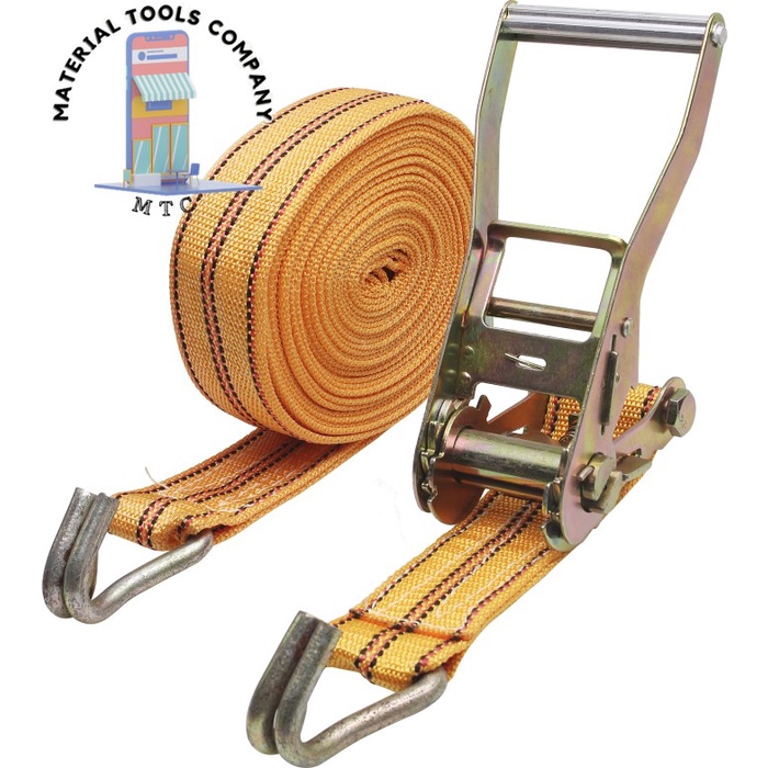 Jual Trek Belt 10 m / Ratchet Tie Down Webbing Cargo Belt | Shopee ...