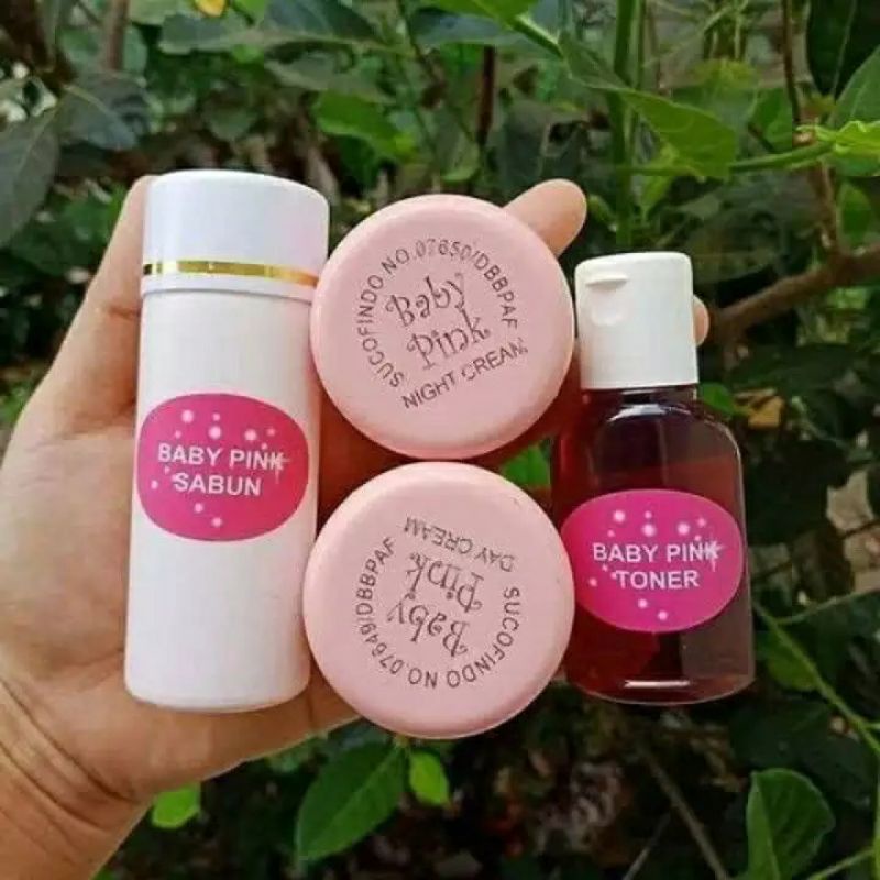 Jual Paket Glowing Baby Pink Skin Care / Baby PInk Skin Care ORI 15 ...