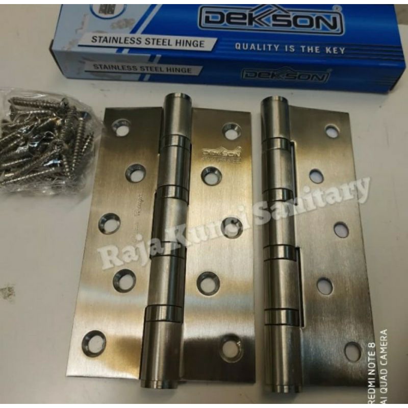 Jual Engsel Dekson 5"X3"x3mmx4BB Ecoline/Engsel Pintu/Hinge Dekson 5 ...