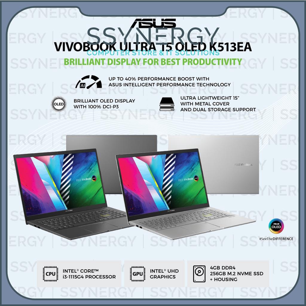 Jual Asus K513EA-OLED321/OLED322 [i3 1115G4|4GB|256GB|W10+OHS|15,6"FHD ...
