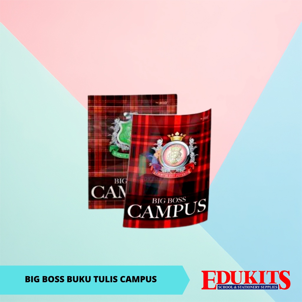 Jual EDUKITS BIG BOSS BUKU TULIS 36 LBR CAMP | Shopee Indonesia