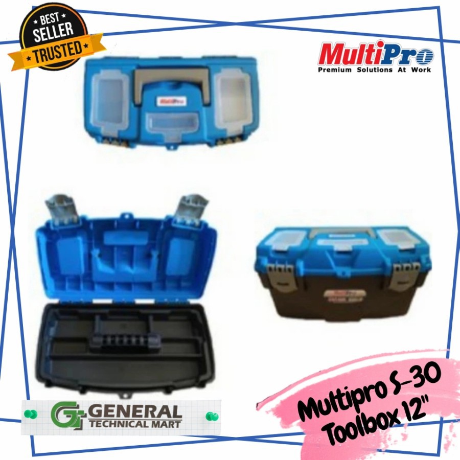 Jual Multipro S-30 Toolbox 12" Tool Box Kit 12 inch Tempat kunci ...