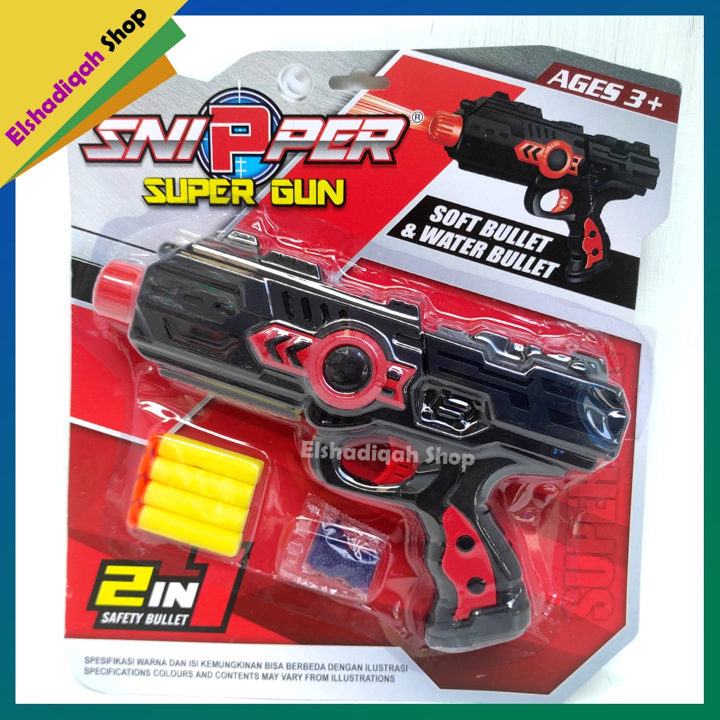 Jual PISTOL MAINAN NERF UKURAN 25CM | Shopee Indonesia