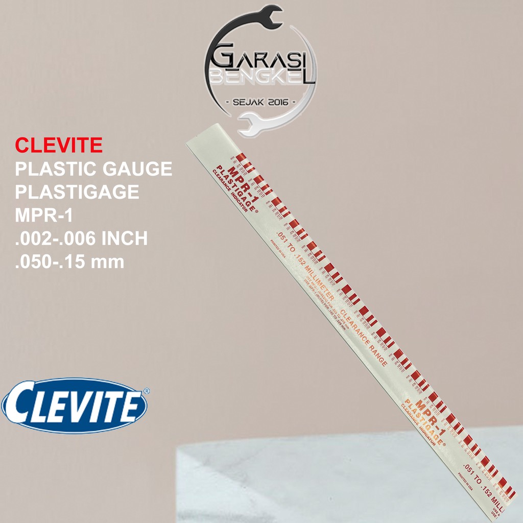 Jual Clevite Plastigage Hijau MPG-1 0.001-.0.003 Plastic Gauge | Shopee ...