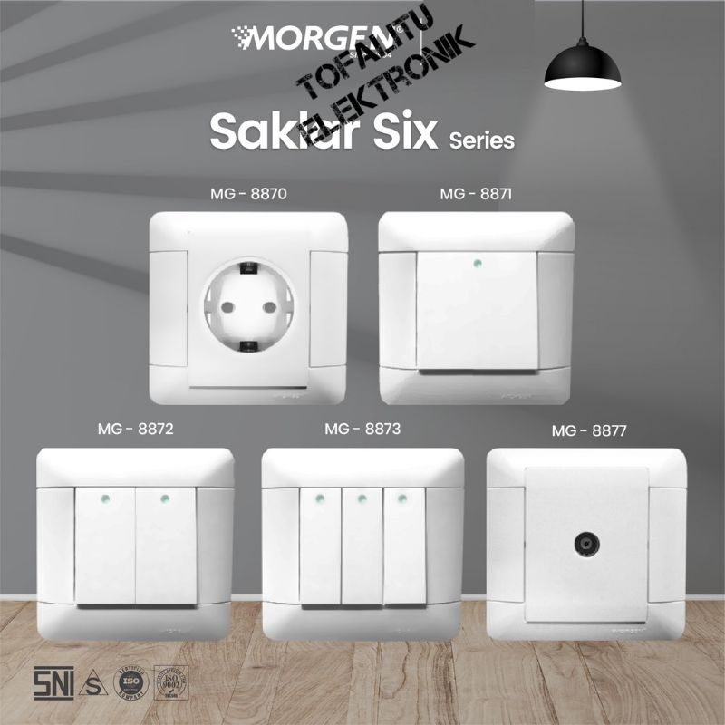 Jual Morgen Saklar IB Six series SK Arde, Engkol, Seri, TVNPC | Shopee ...