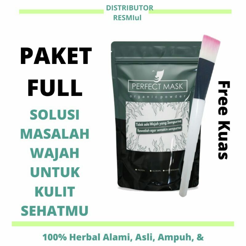 Jual Perfect Mask Paket Full untuk mengatasi masalah wajah, mencerahkan ...
