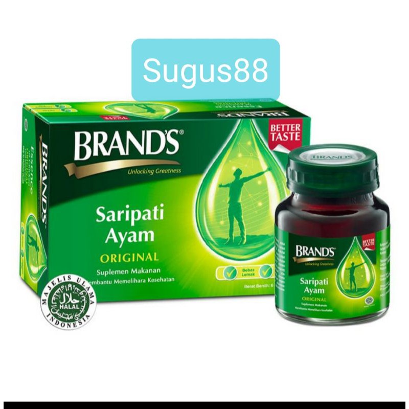 Jual BRAND'S Saripati Ayam Original 42 gram isi 6 botol | Shopee Indonesia