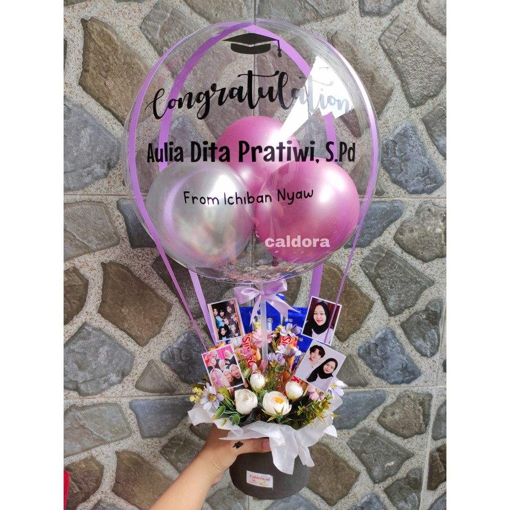 Jual Buket Bunga Bucket snack balon Caldora.id BL4 | Shopee Indonesia