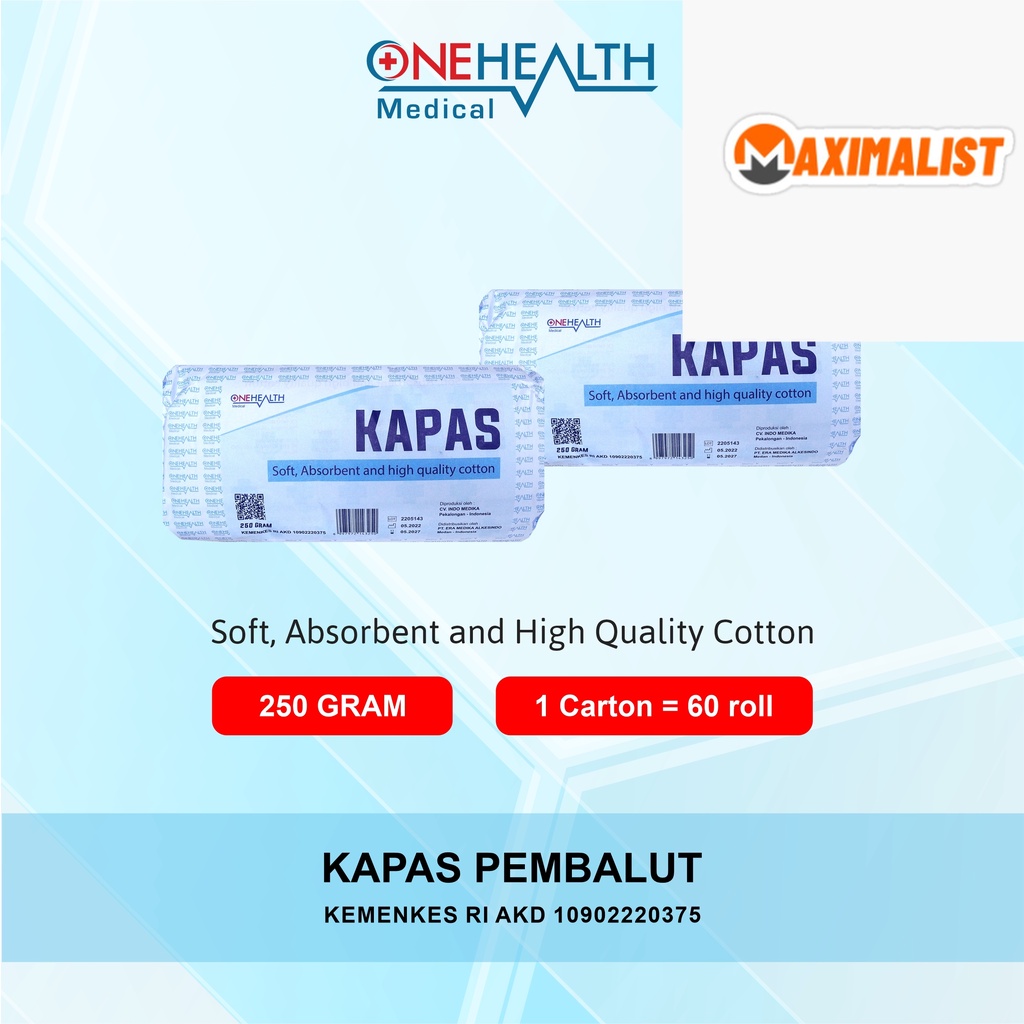 Jual KAPAS PEMBALUT - KAPAS GULUNG - KAPAS LUKA - KAPAS MEDIS - KAPAS ...