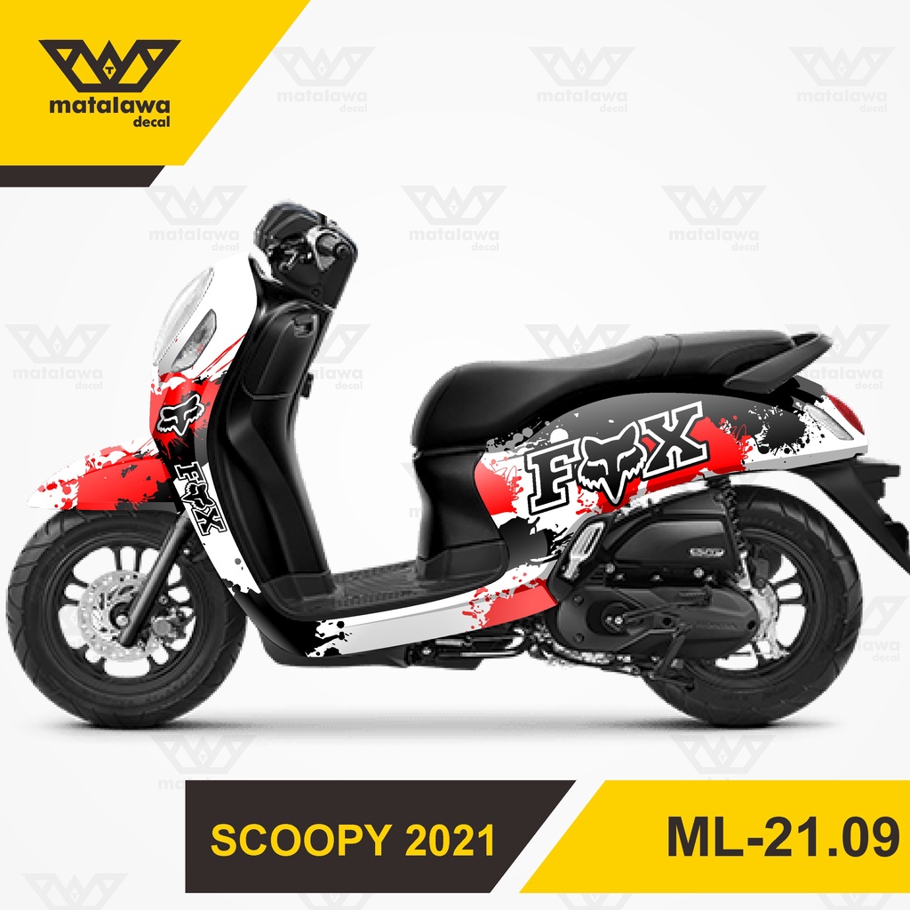 Jual Decal Sticker Dekal Stiker VARIASI FOX Fulbody Motor Honda All New ...