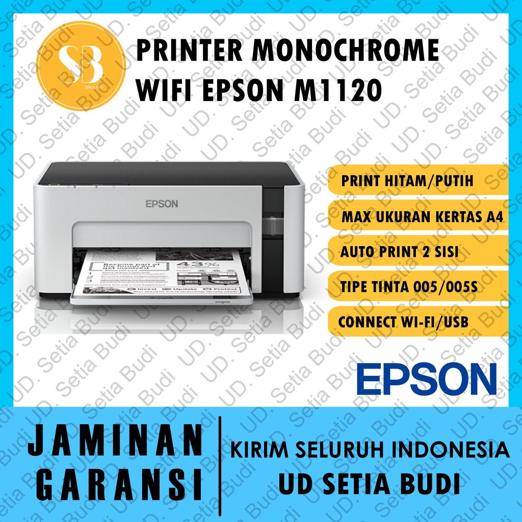 Jual Printer EPSON M1120 Monochrome Wi-Fi - EPSON M1120 Ink Tank ...