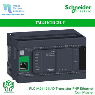 Jual Schneider Modicon TM241CEC24T M241 24 I/O Transistor Output ...