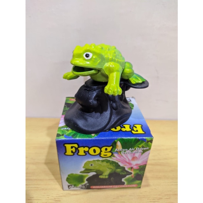 Jual Hiasan Aquarium Kodok Frog Orca | Shopee Indonesia