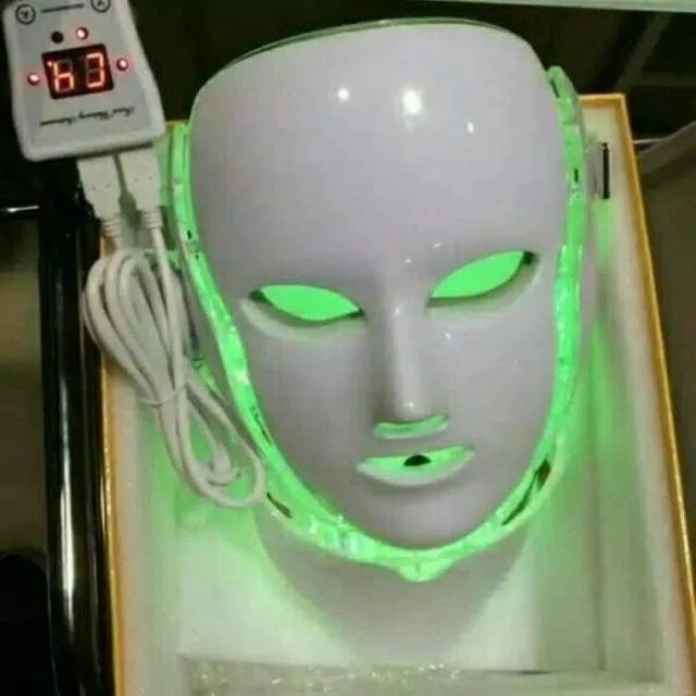 Jual Led mask/ pdt mask topeng led plus nack | Shopee Indonesia