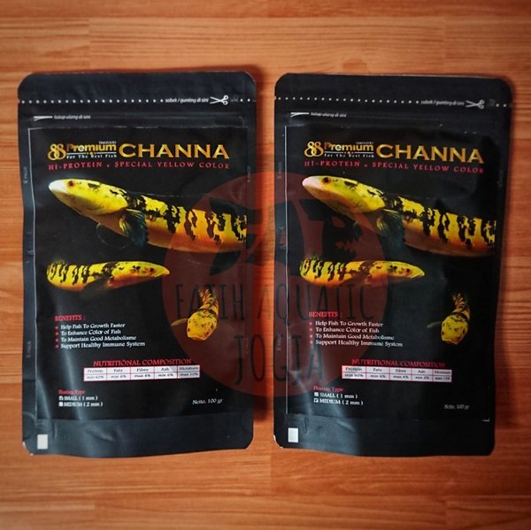 Jual Pakan Ikan Pelet 88 Premium YELLOW CHANNA Maru YS Sentarum Riau ...
