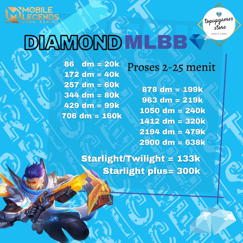 Jual DM MLBB(MOBILE LEGEND) 708 DM - 2900 DM 100% AMAN LEGAL TERMURAH ...
