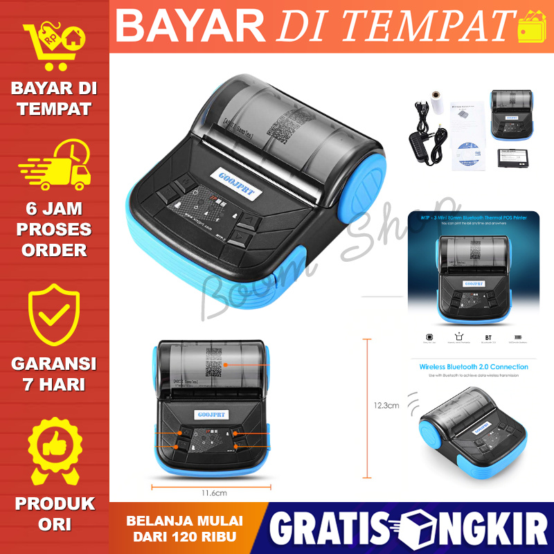 Jual BISA COD - Printer Bluetooth Mini Thermal GOOJPRT Mini Portable ... Jual BISA COD - Printer Bluetooth Mini Thermal GOOJPRT Mini Portable ...