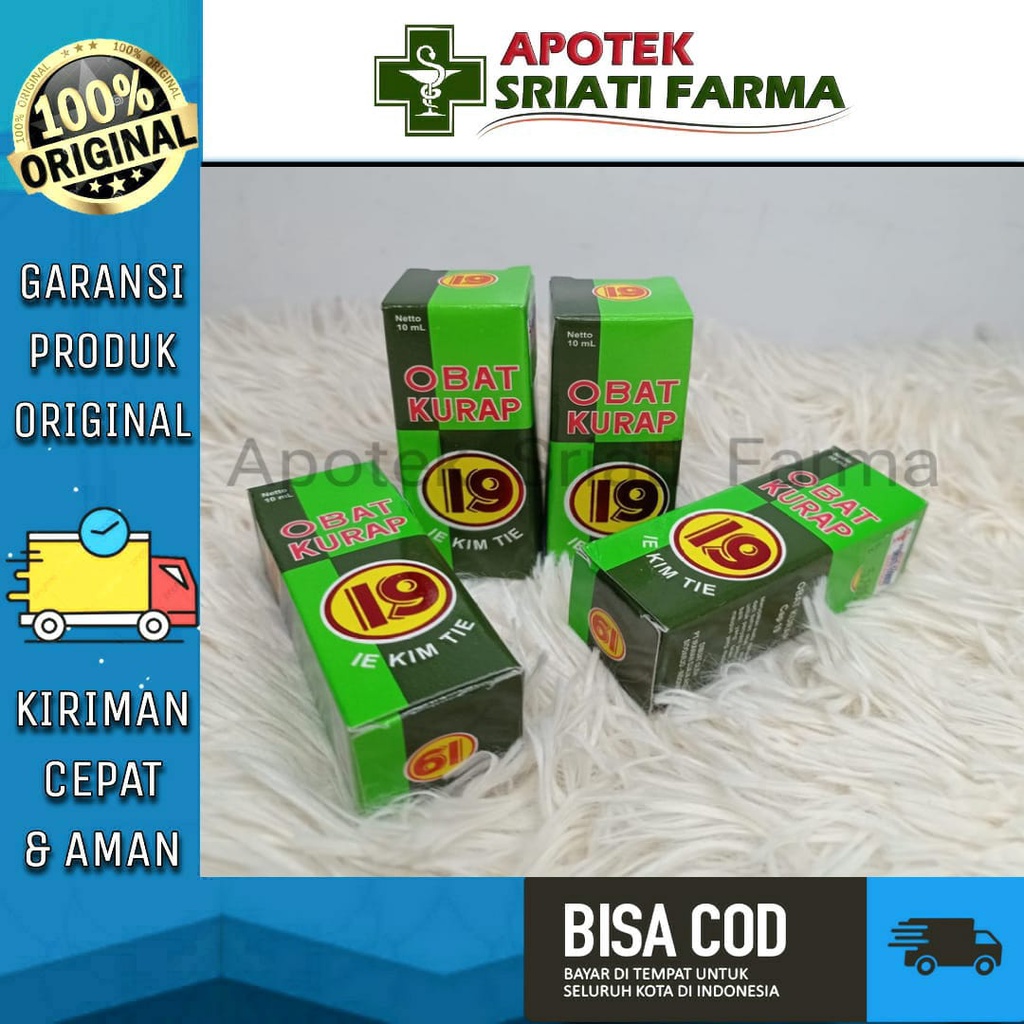 Jual Obat Kurap Panu Kadas Cap 19 IE KIM TIE 10ML | Shopee Indonesia