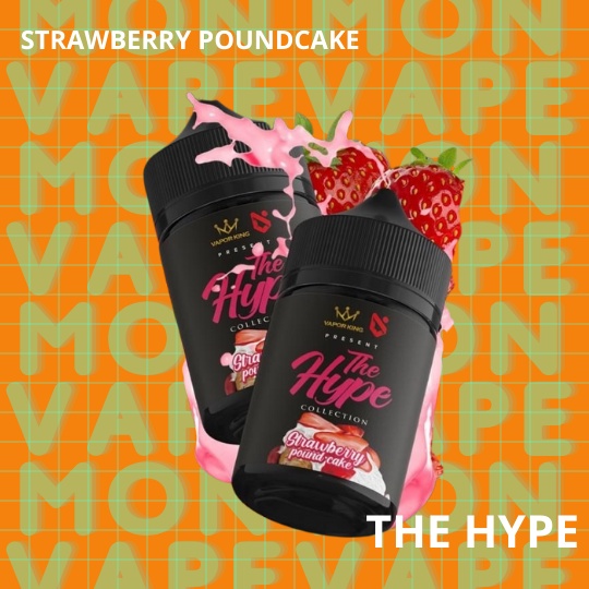 Jual THE HYPE STRAWBERRY POUNDCAKE 60ML BY VAPORKING E-LIQUID VAPORIZER ...