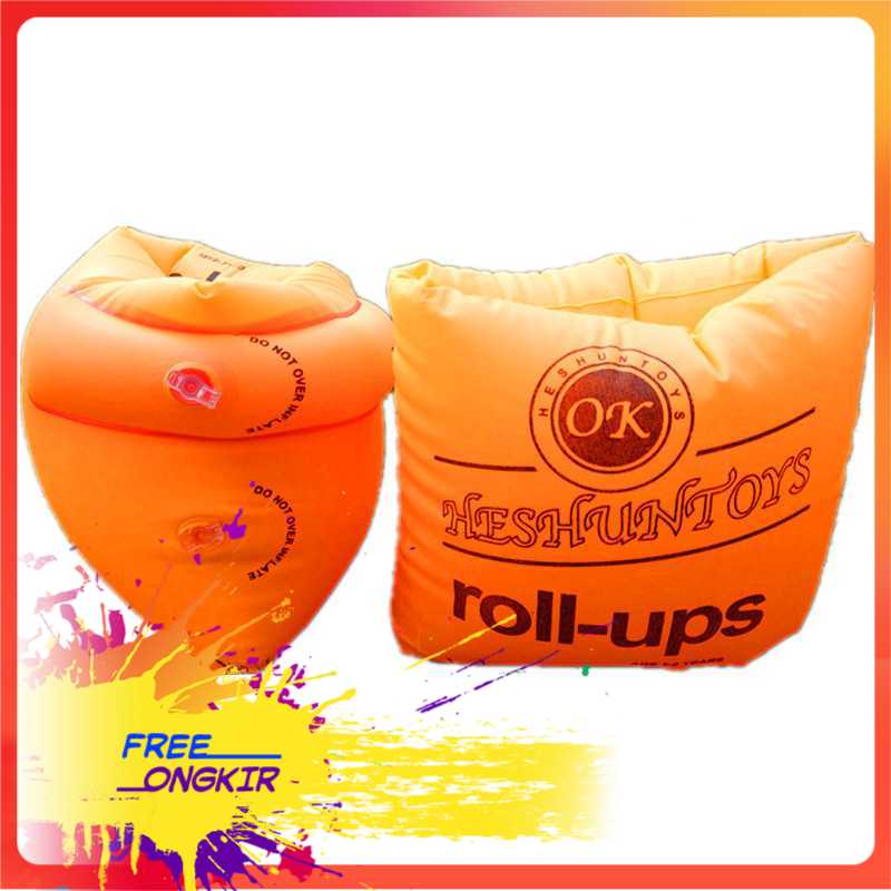 Jual OK Xiaobeitoys Pelampung Lengan Inflatable Arm Band Rolls Up ...