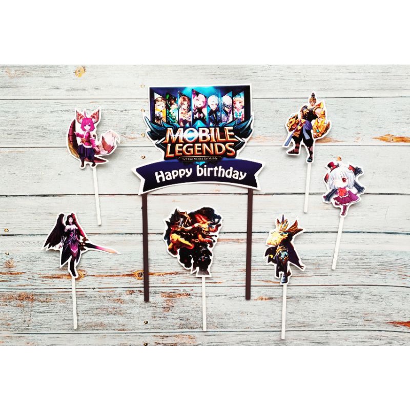 Jual Topper toper hiasan tusukan kue cake nasi tumpeng puding ulang ...