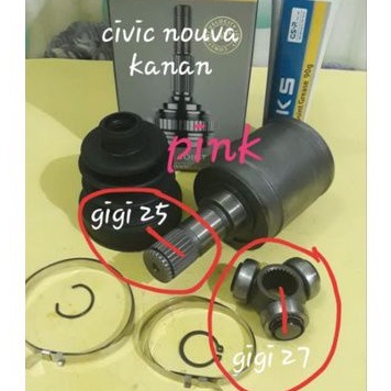 Jual Cv Joint Dalam Inner As Roda Depan Dalam Honda Civic Nouva Kanan ...