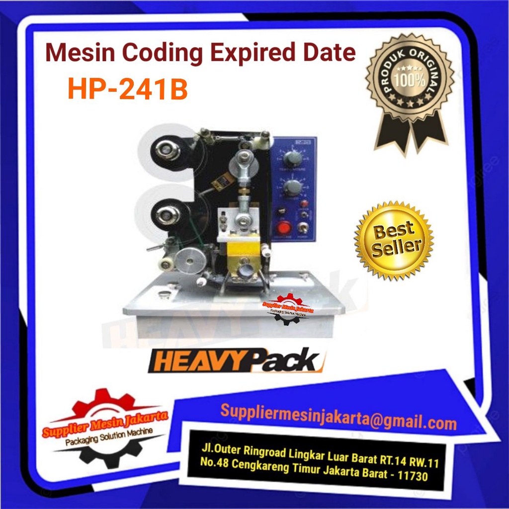 Jual MESIN CODING MESIN CETAK EXPIRED DATE HP 241B HEAVYPACK | Shopee ...