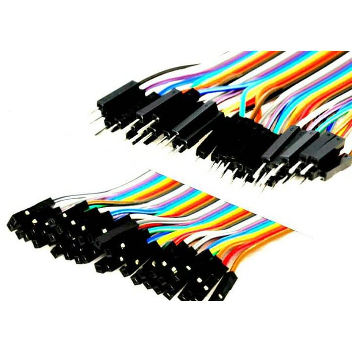 Jual jumper female n male 20 cm 10 pcs Arduino uno Mega Raspberry Pi cl ...