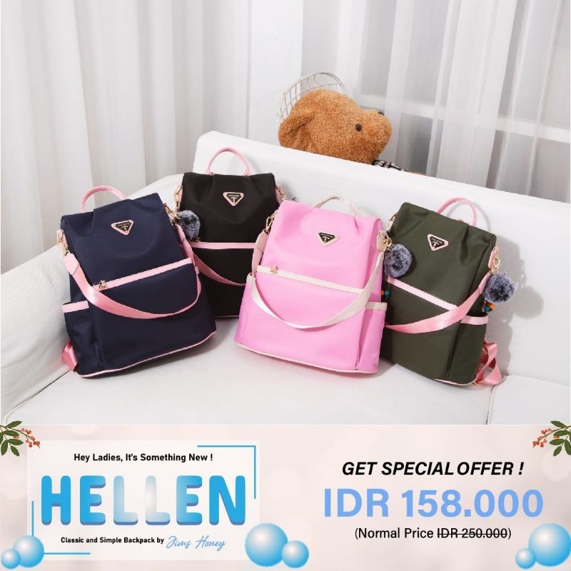 Jual Hellen Backpack | Shopee Indonesia