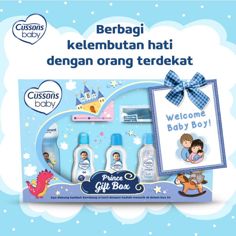 Jual Cussons Baby Gift Box Sabun Prince Box Biru Termurah Depok ...