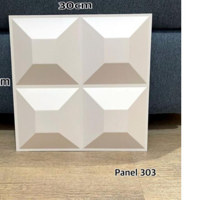 Jual ♩ Wall Panel 3D Dinding PVC Putih Diamond Star Kotak ♀ | Shopee ...