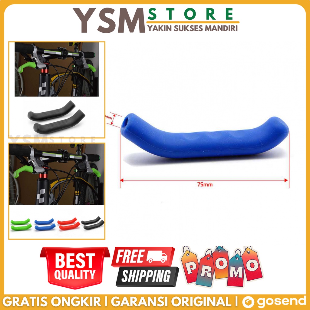 Jual Silikon Pelindung Anti Slip Handle Rem Tangan Sepeda 2 PCS ...