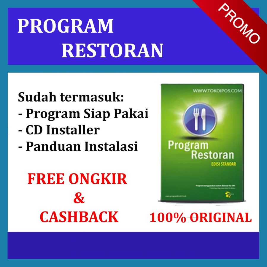 Jual Program Restoran New Versi Original | Shopee Indonesia