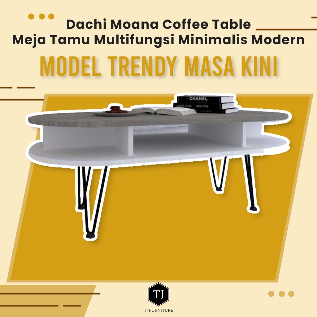 Jual Meja Kopi Tamu Dachi Moana CT Minimalis Modern / Coffee Table ...
