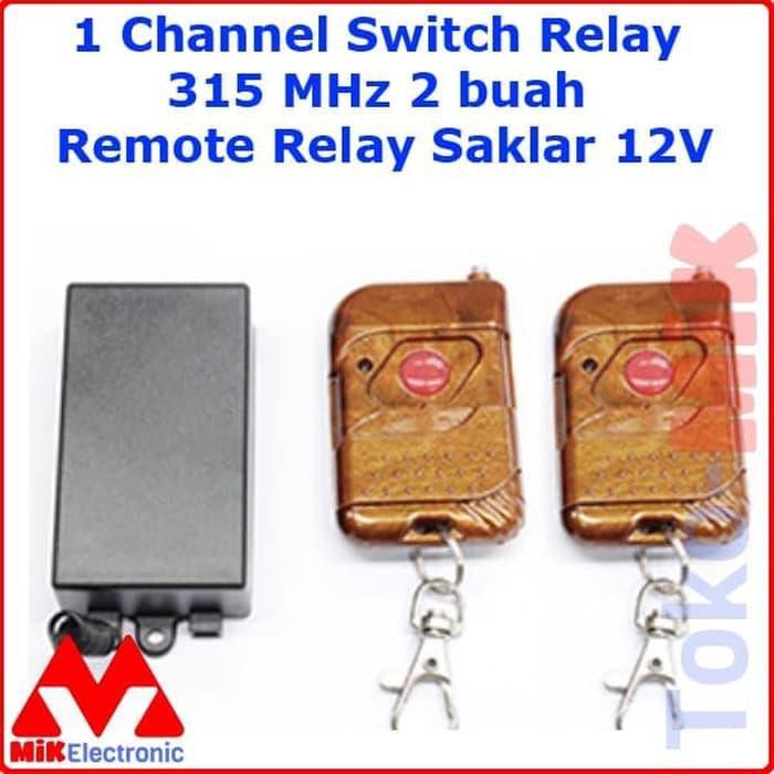 Jual WIRELESS REMOTE ACCESS CONTROL EXIT BUTTON 2 BUAH REMOT 1 RELAY ...