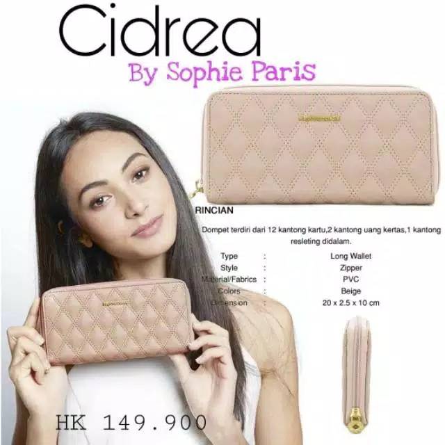 Jual Dompet Cidrea Sophie Martin Paris | Shopee Indonesia